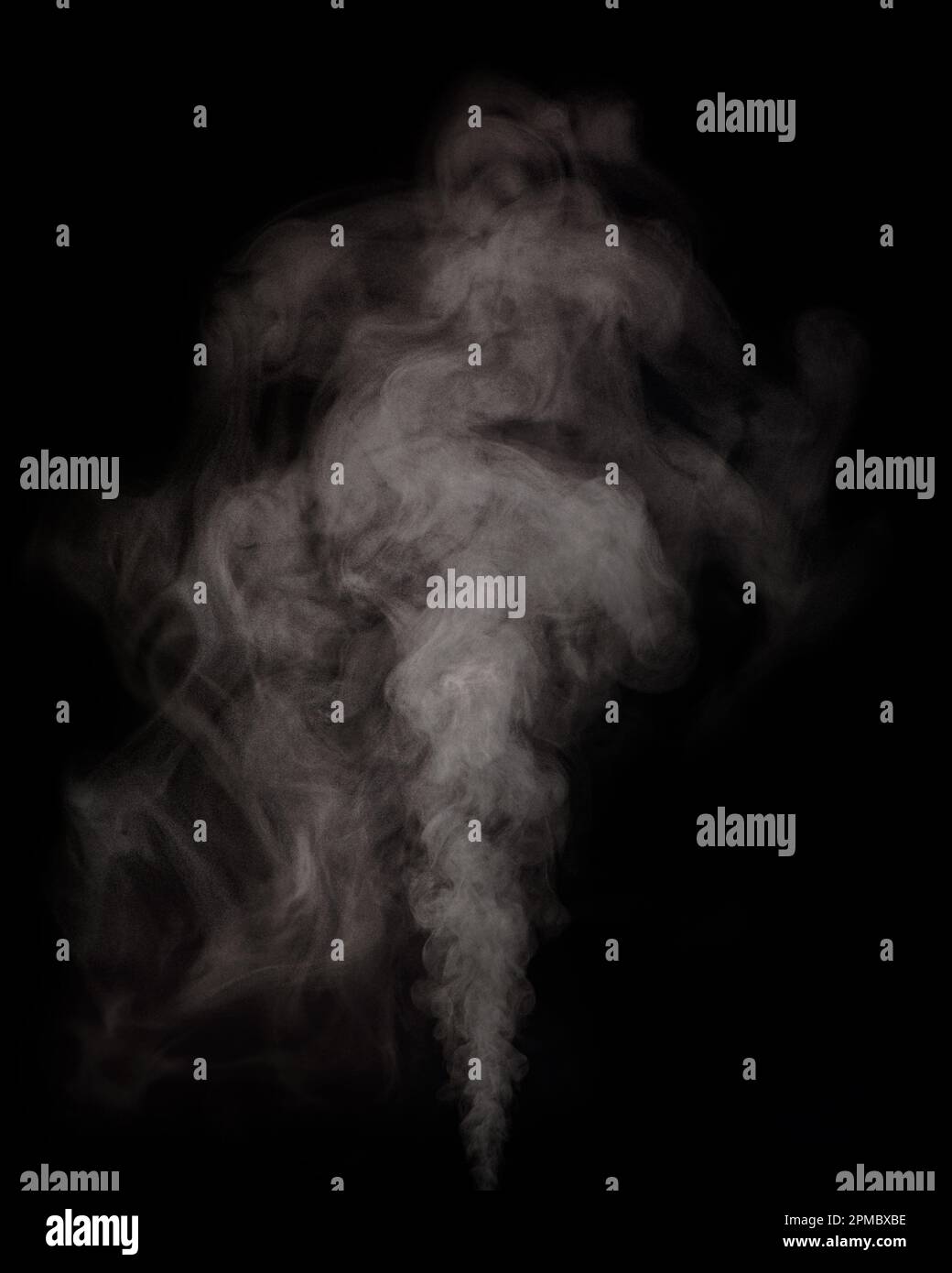 White steam overlay effect on black background Stock Photo - Alamy