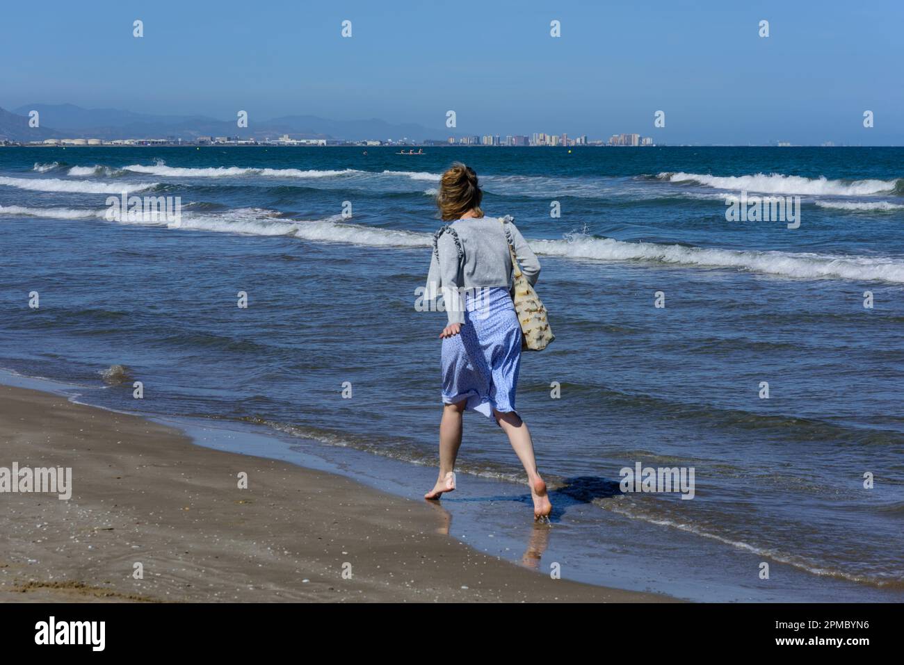 Valencia, Strand // Valencia, Beach Stock Photo - Alamy
