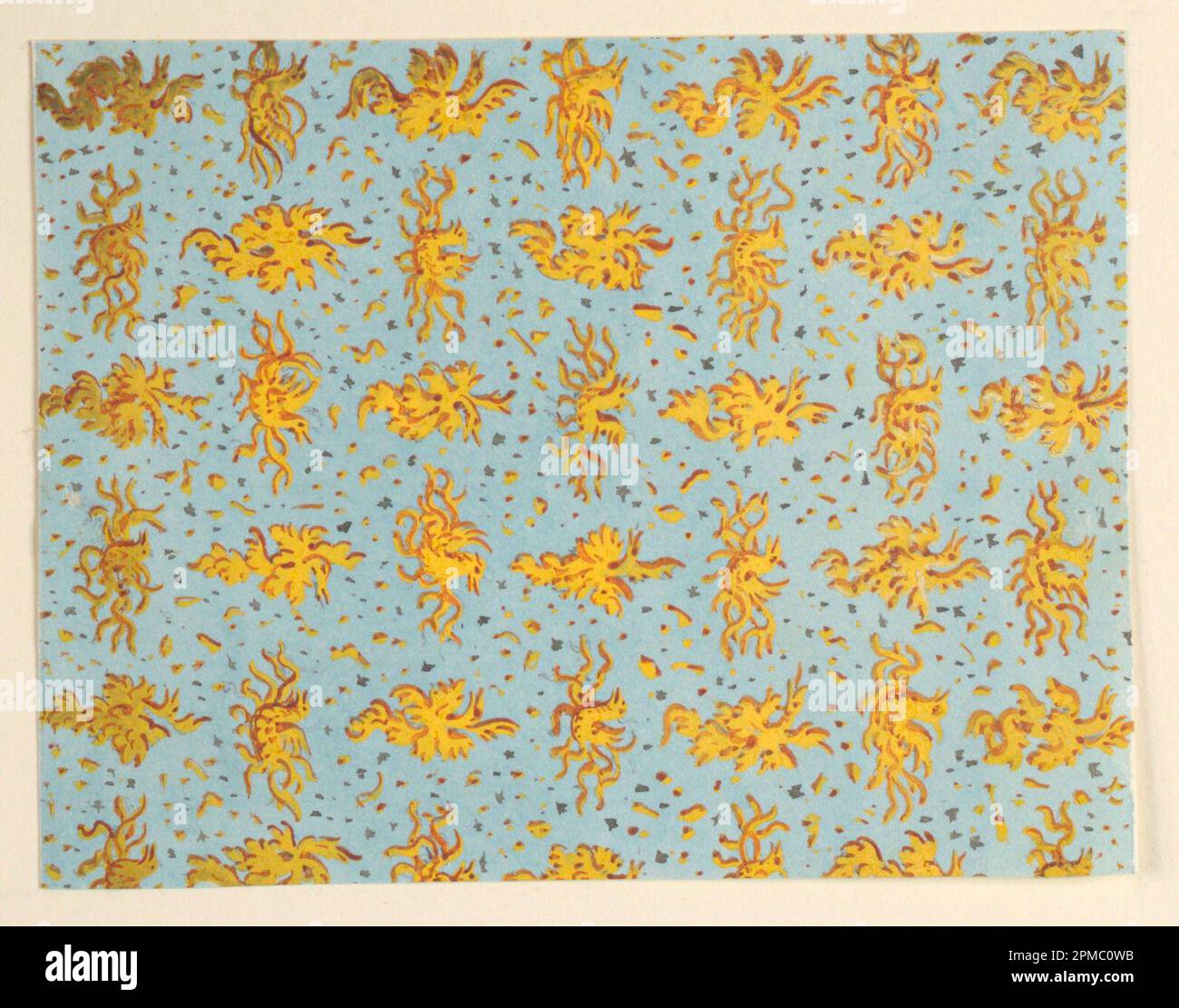 Drawing, Design for a Carpet, Music Room; Designed by Frederick Crace ...