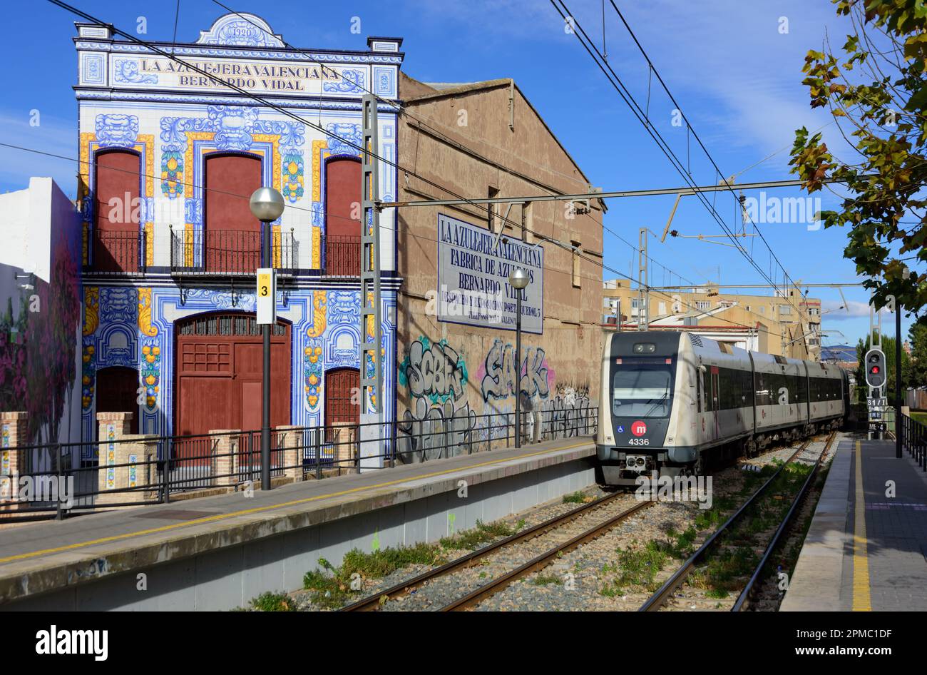 Valencia, U-Bahn-Station Meliana // Valencia, Metro Station Meliana ...