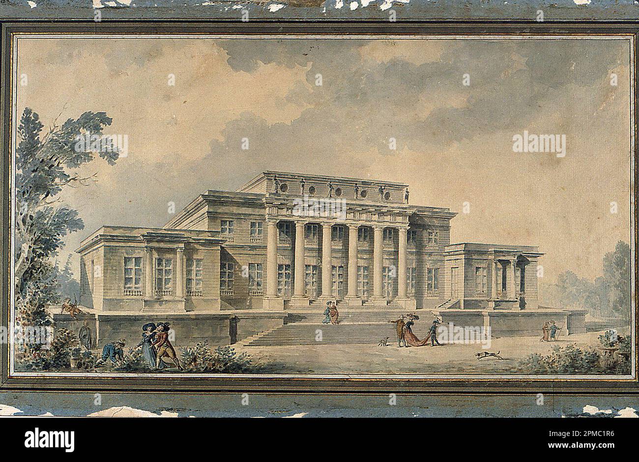 Drawing, Project for a Country Villa; Circle of Claude-Nicolas Ledoux (French, 1736 – 1806 ...