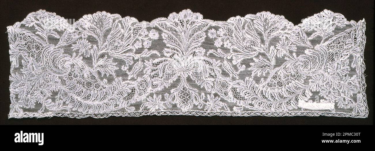 Border (Italy); linen; Bequest of Richard Cranch Greenleaf in memory of ...