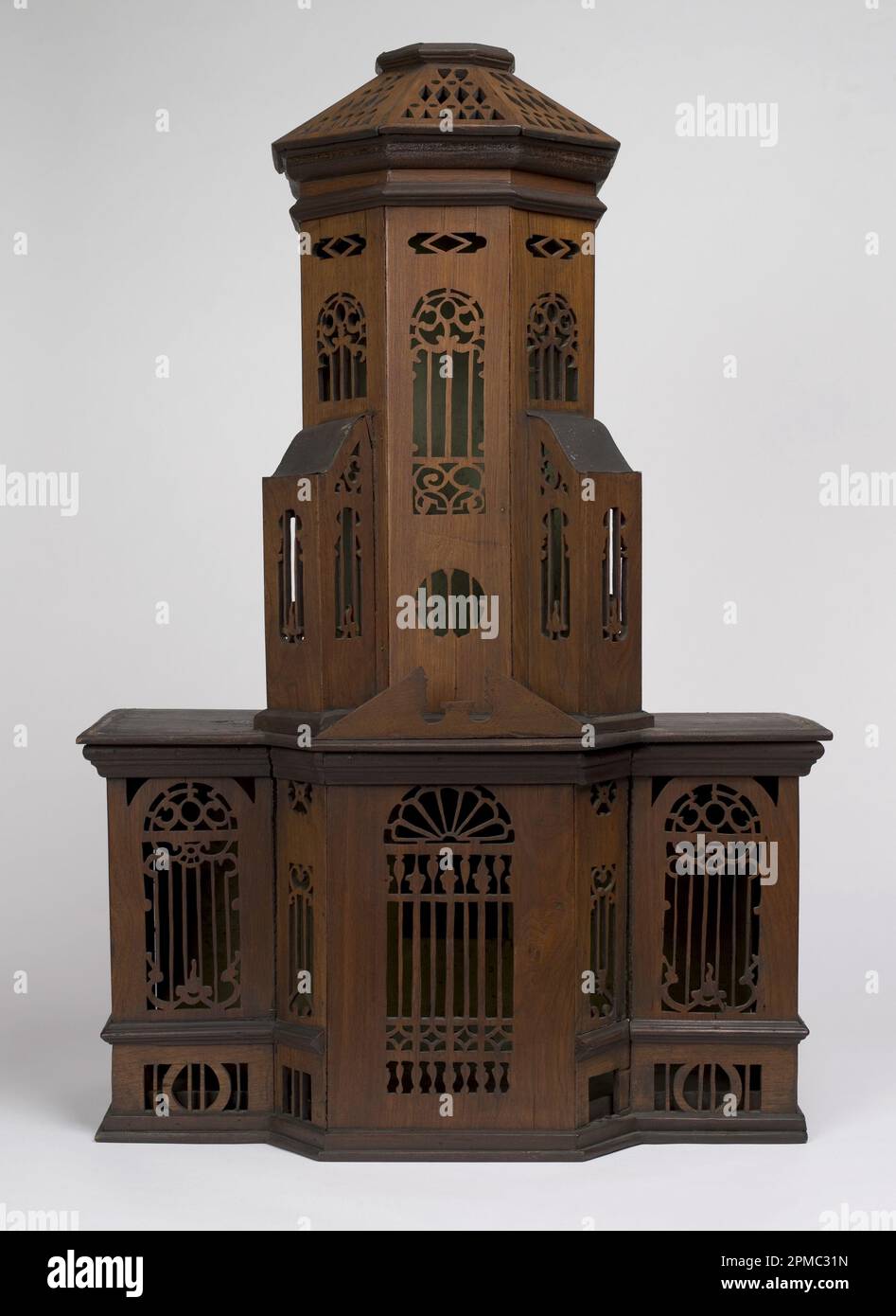 Bird cage in the form of a church Birdcage; USA; wood Stock Photo - Alamy