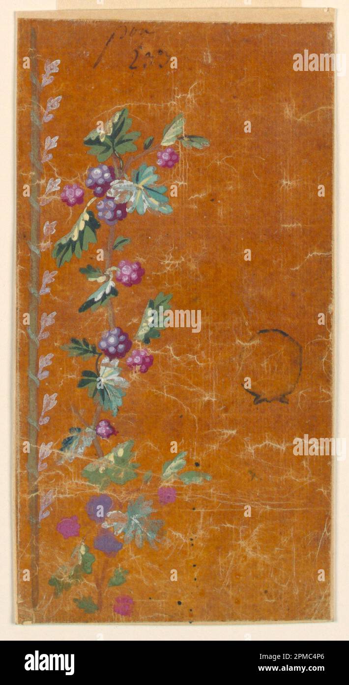 Drawing, Design for an Embroidered Border of the "Fabrique de St. Ruf ...