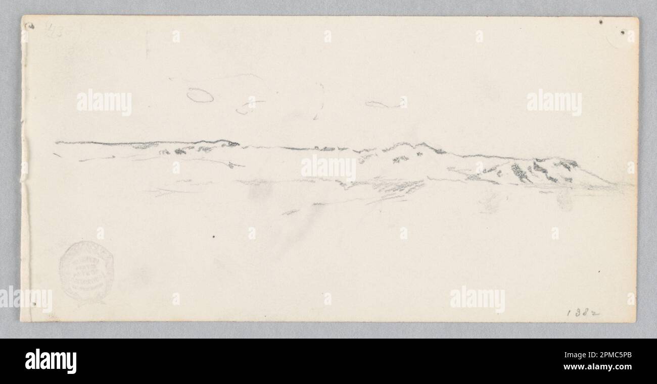 Drawing, Landscape; Robert Frederick Blum (American, 1857–1903); USA ...