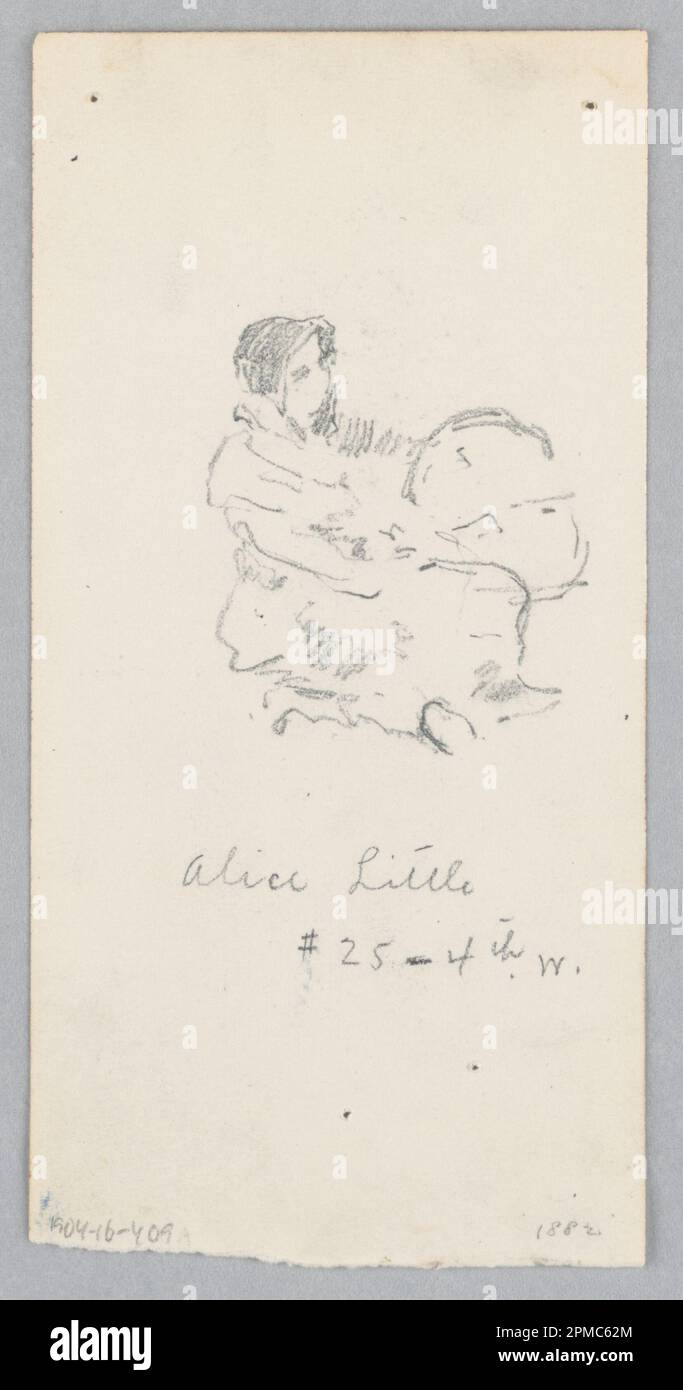 Drawing, Alice Little; Robert Frederick Blum (American, 1857–1903); USA ...