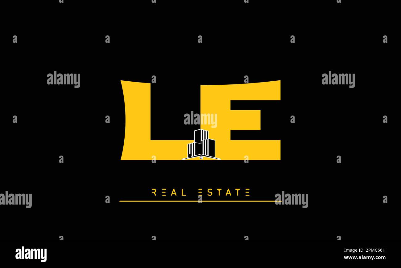 Le real estate logo hi-res stock photography and images - Alamy