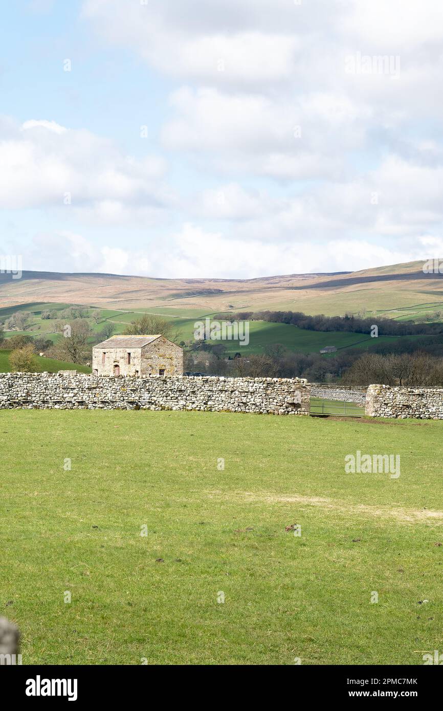 Landscape images captured near the village of Aysgarth which is ...