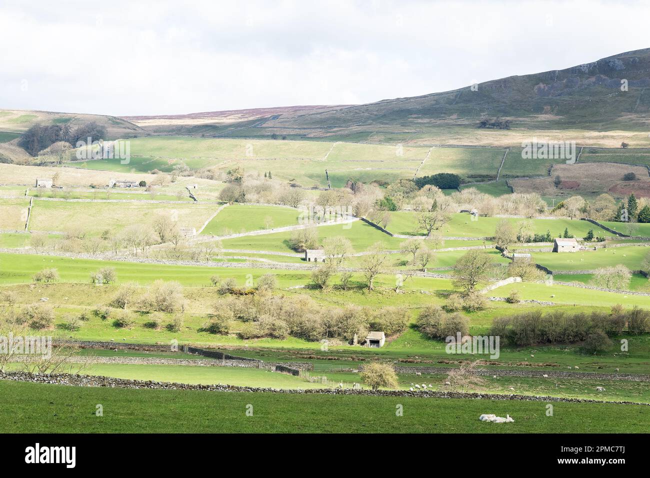 Landscape images captured near the village of Aysgarth which is ...
