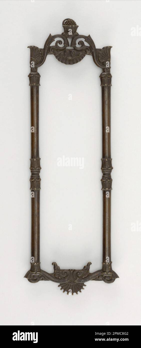 Frame; cast and blackened bronze Stock Photo - Alamy