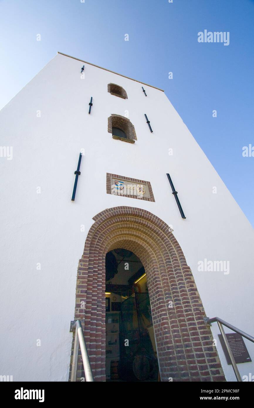 Unusual Lighthouse at Katwijk Aan Zee on the North Sea in South Holland ...