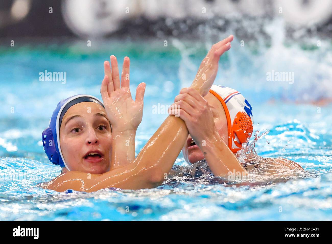 ROTTERDAM, NETHERLANDS - APRIL 12: Athina Dimitra Giannopoulou of ...