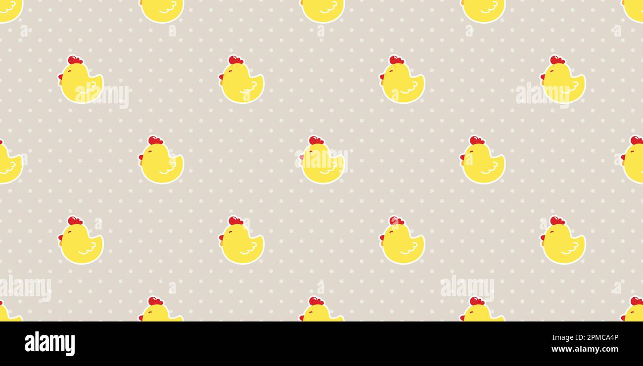 Chicken Seamless easter egg vector Pattern isolated wallpaper tile ...
