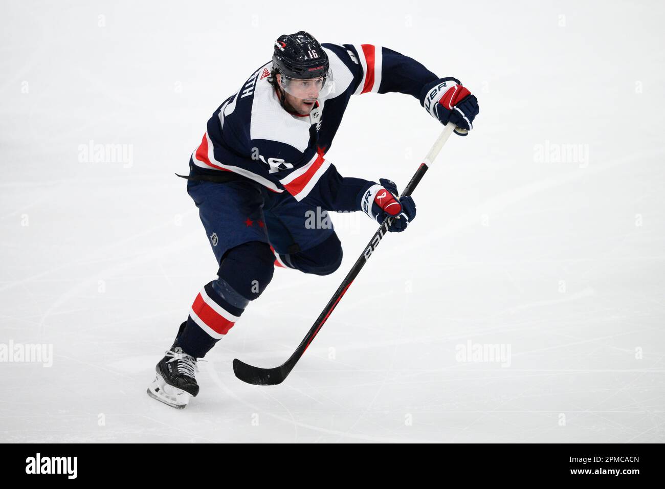 Washington Capitals center Craig Smith (16) in action during the third ...