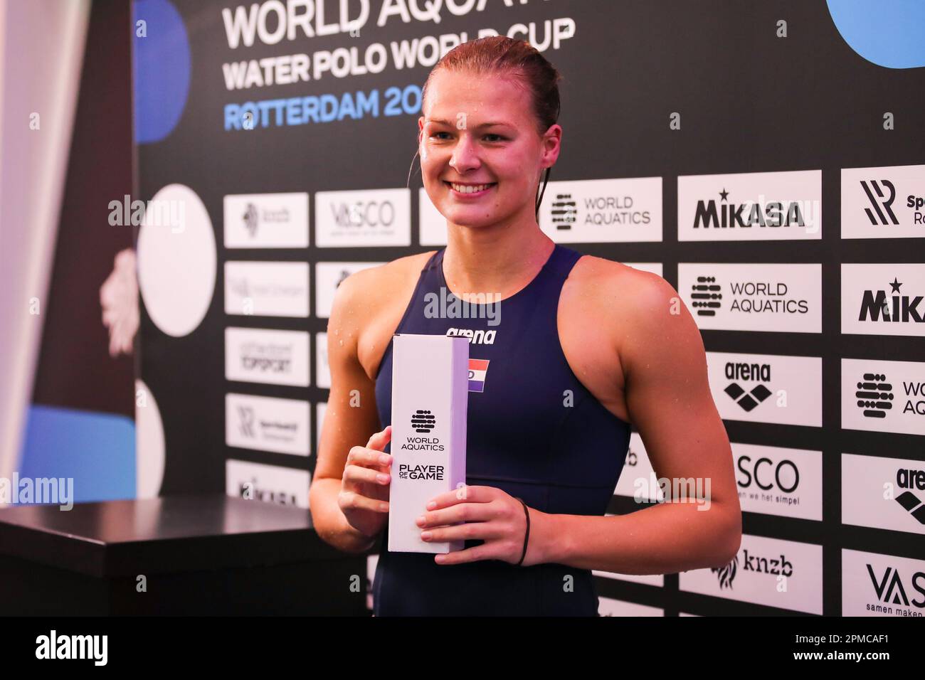 ROTTERDAM, NETHERLANDS - APRIL 12: MVP Simone van de Kraats of the ...