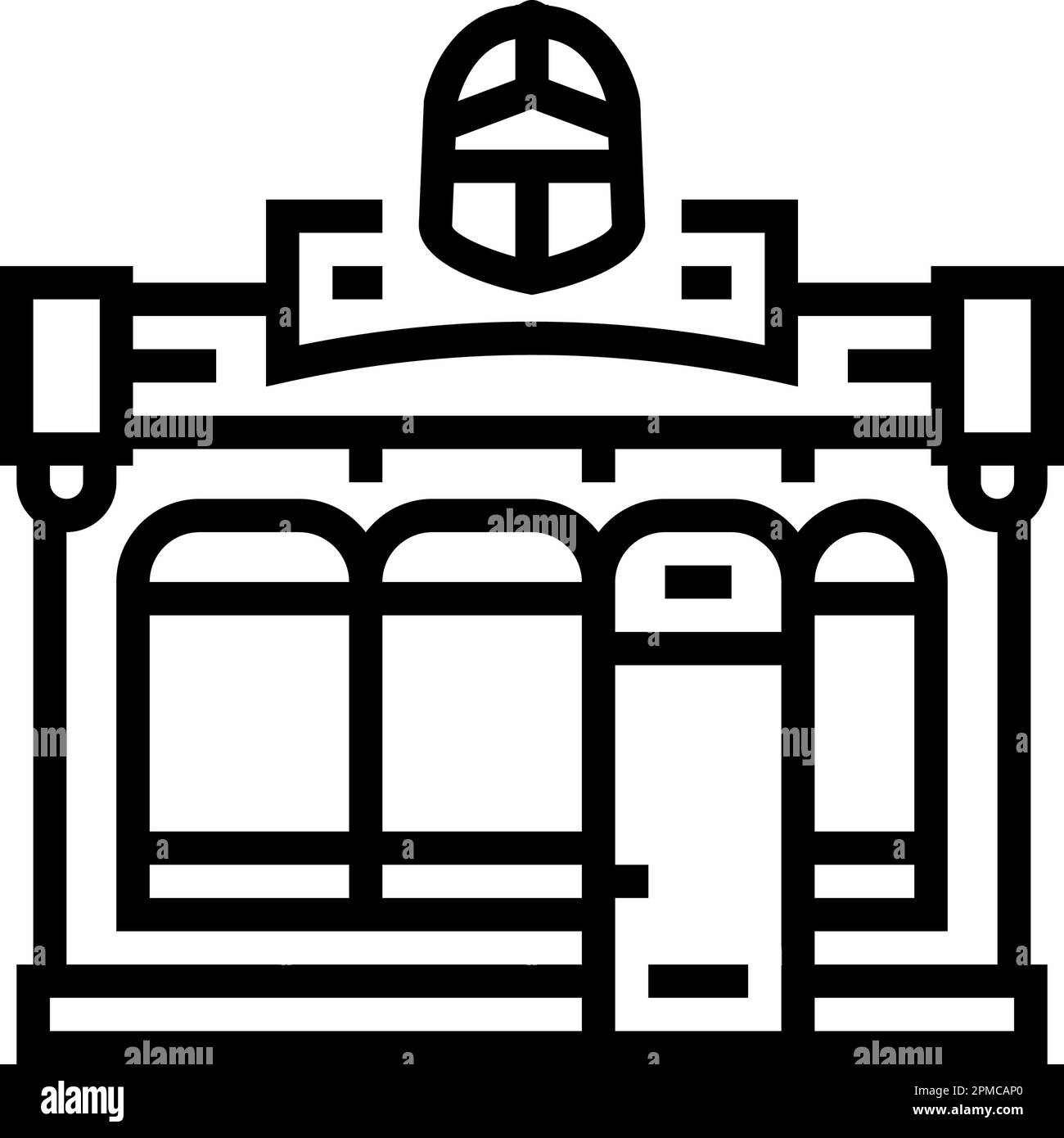 antique shop line icon vector illustration Stock Vector Image & Art - Alamy