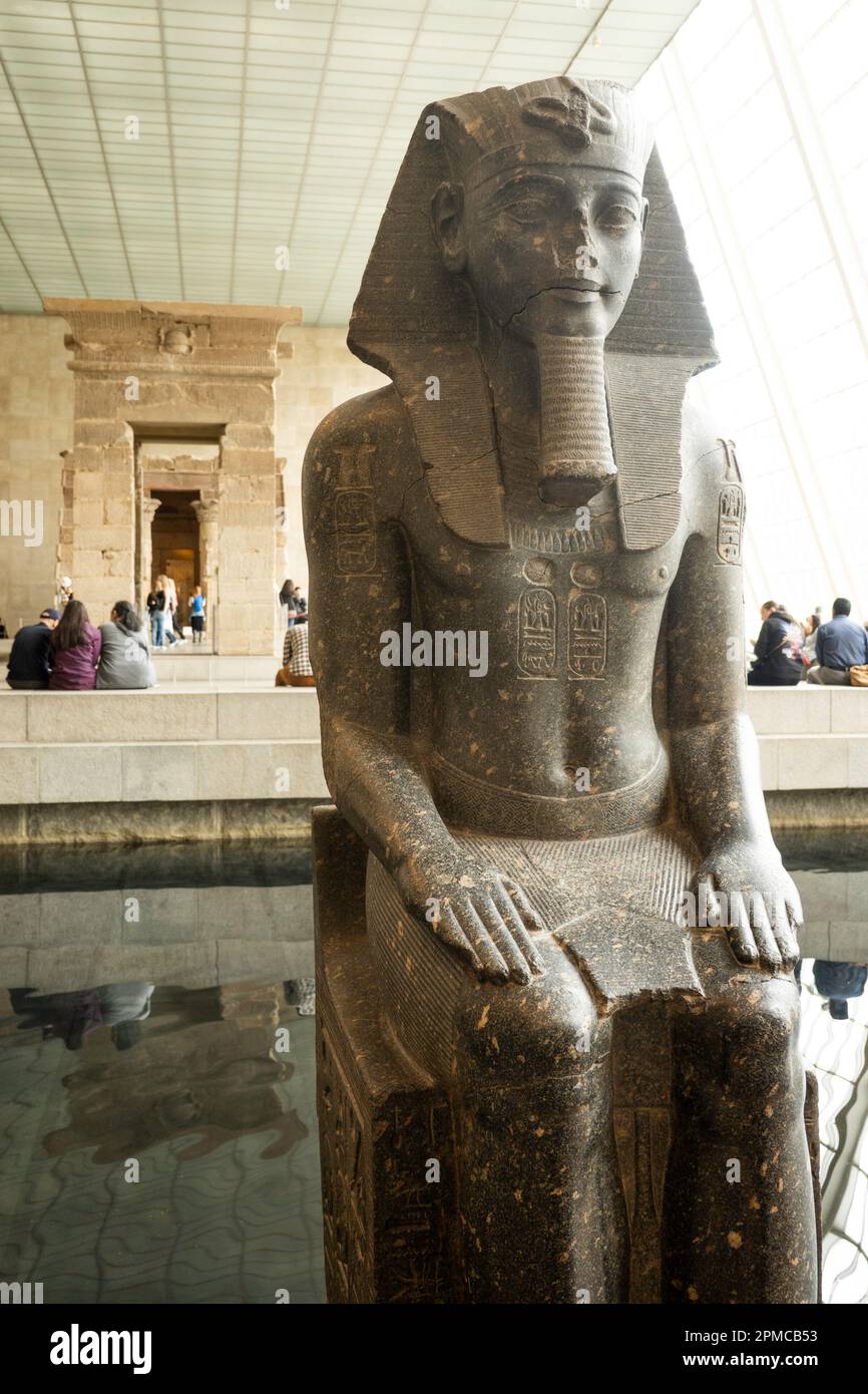 The Temple of Dendur in the Egyptian Wing is very popular at The ...
