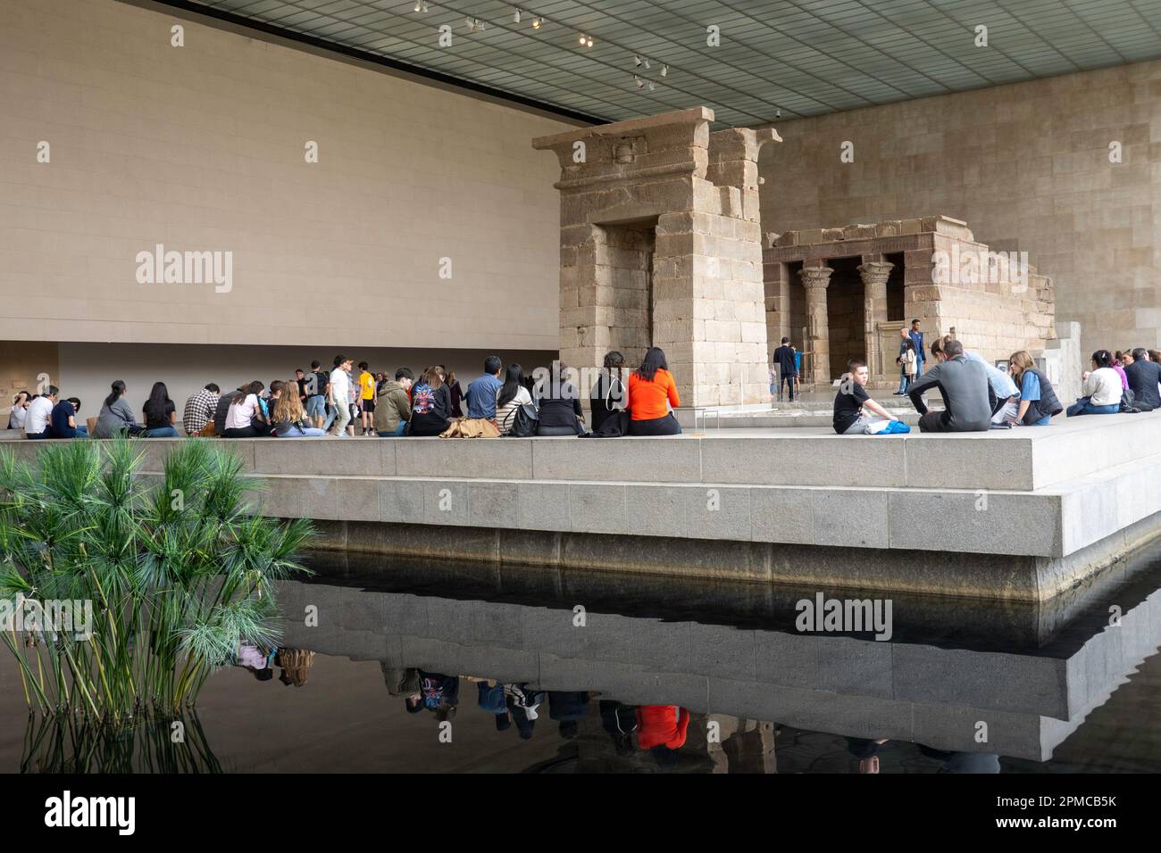 The Temple of Dendur in the Egyptian Wing is very popular at The ...