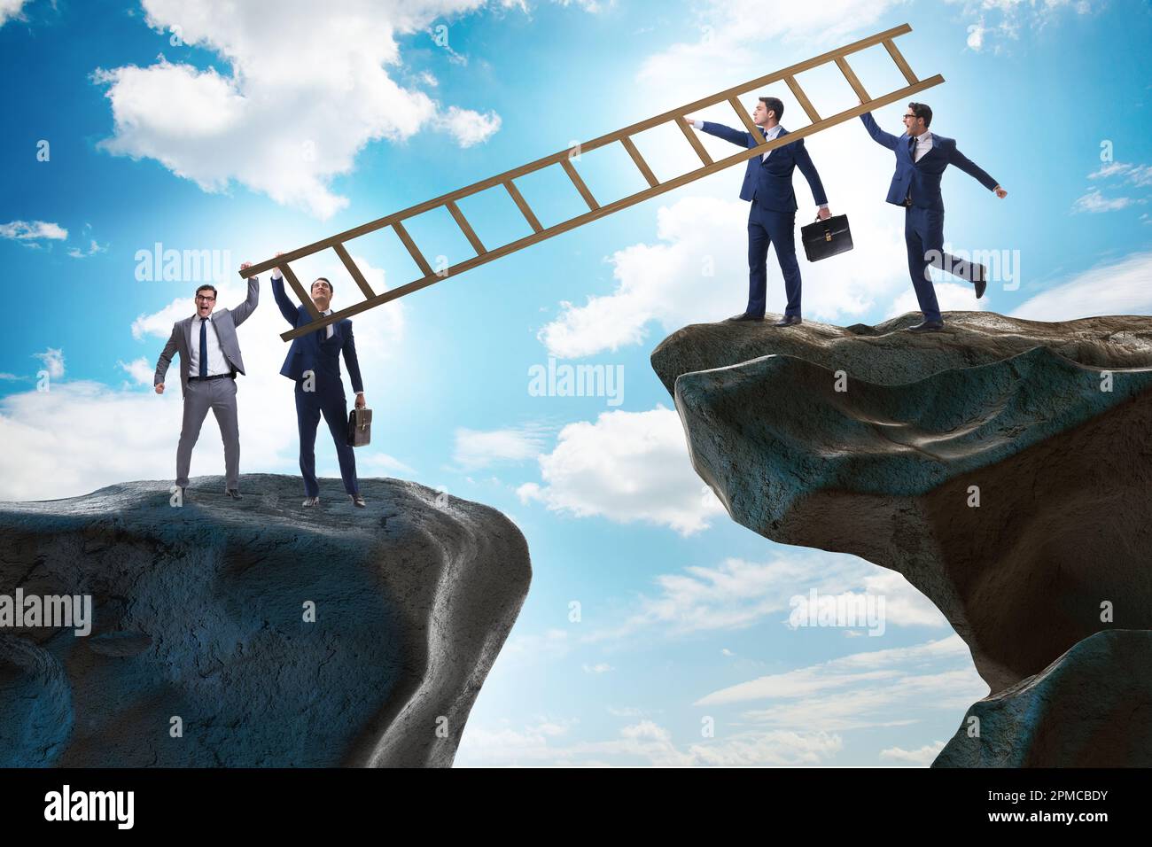 Business stairs helping people hi-res stock photography and images - Alamy