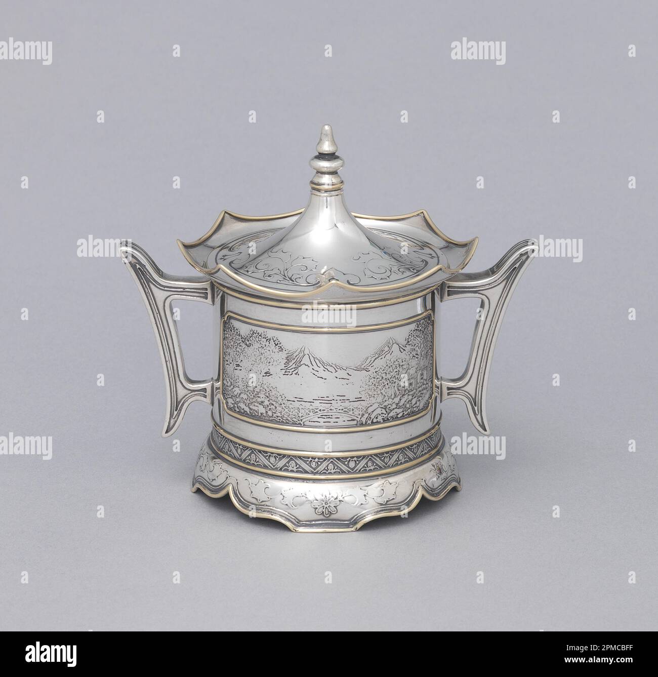 Sugar Bowl And Lid (USA); Manufactured by Sweetser Co., New York ...