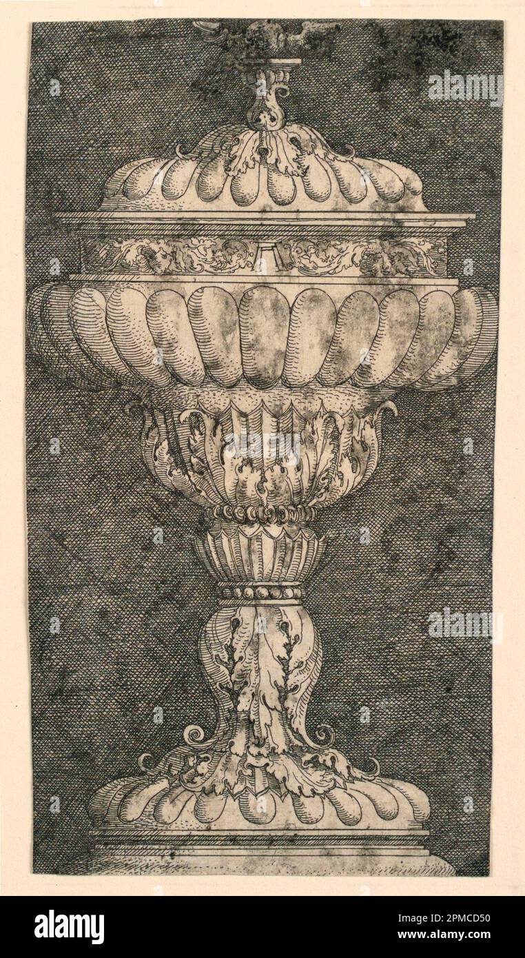 Print, Covered goblet with a winged ball on the top; Albrecht Altdorfer ...