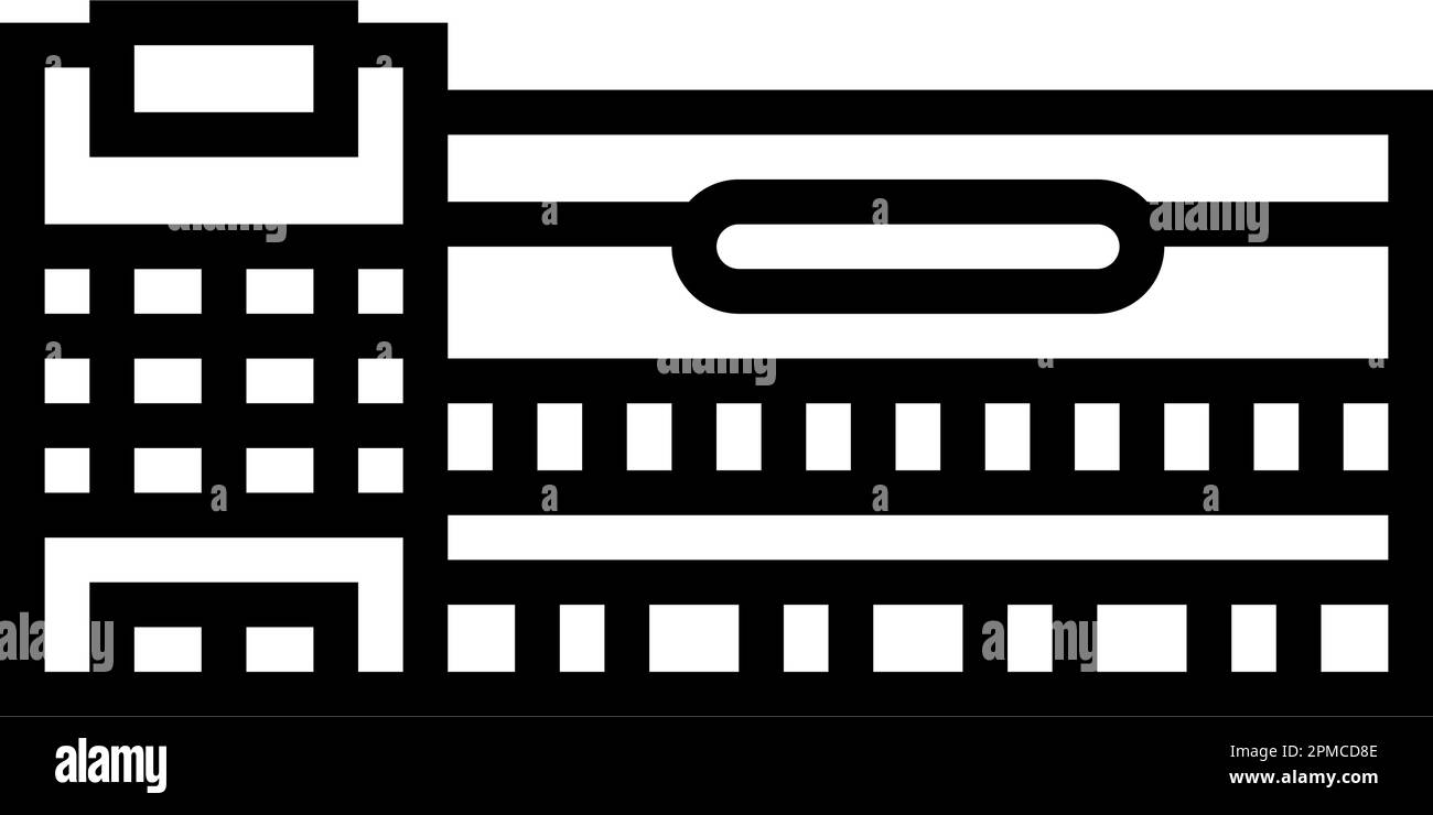 department store shop line icon vector illustration Stock Vector Image ...