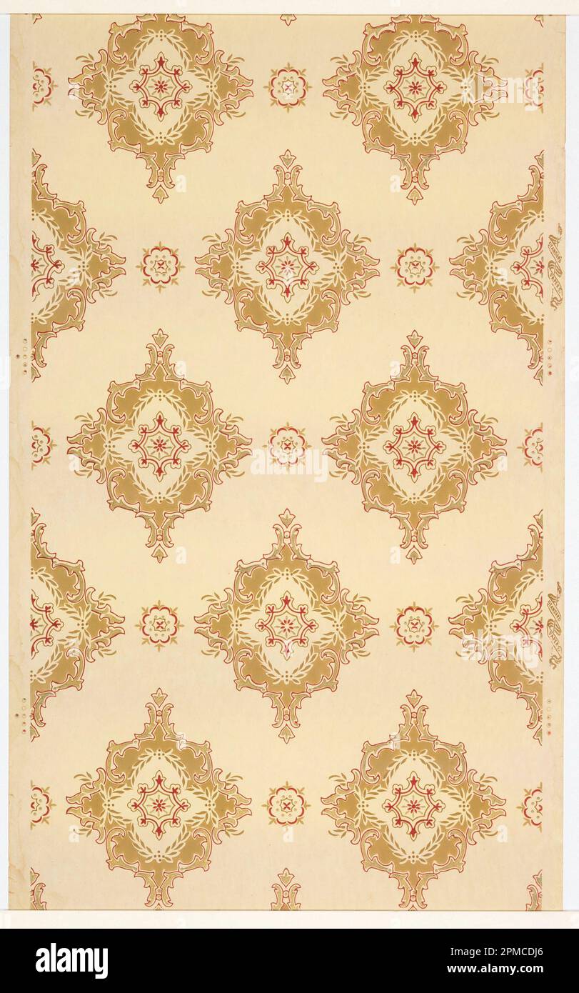 Ceiling Paper (USA); Manufactured by Standard Wall-Paper Company ...