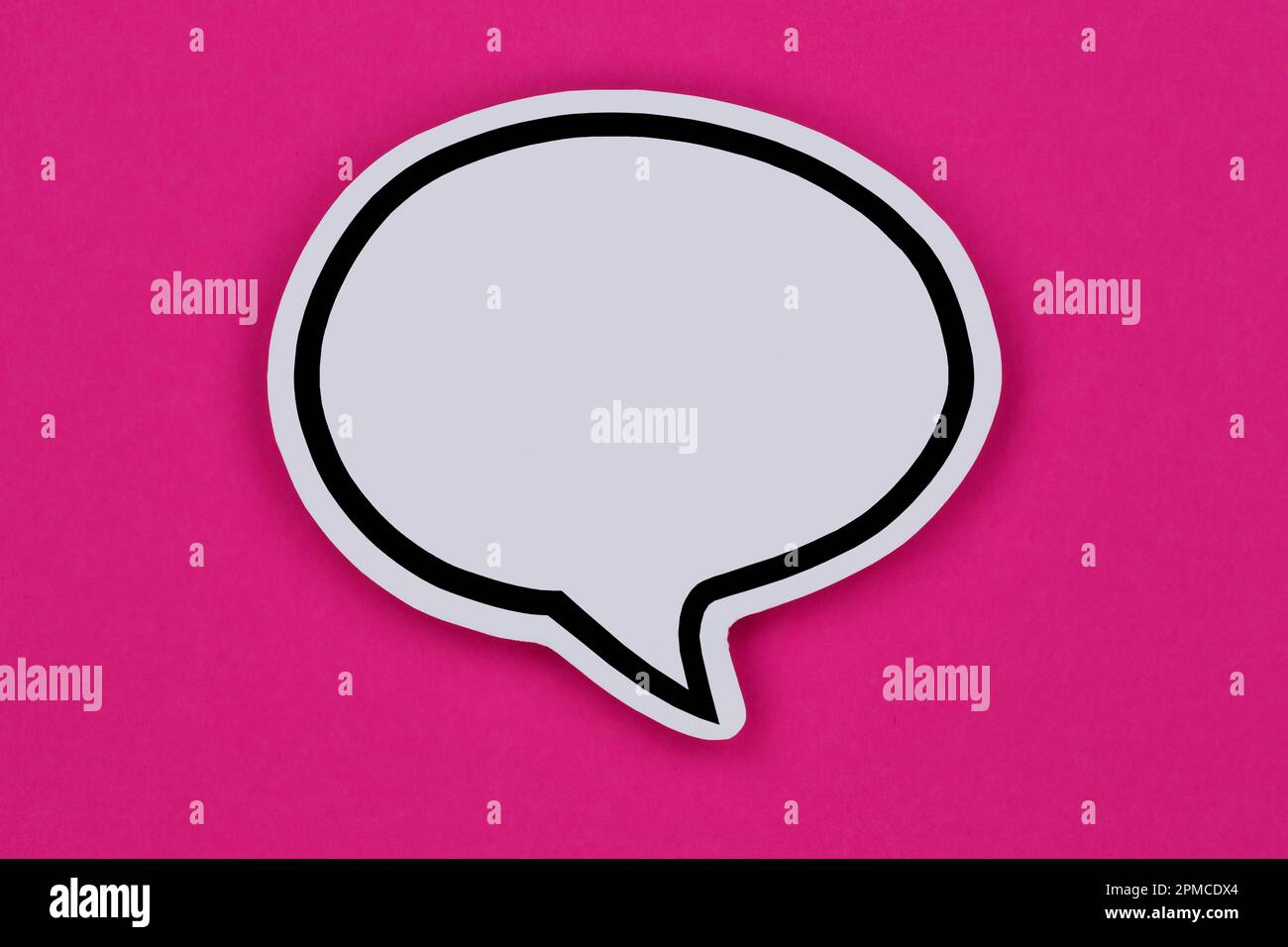 Speech bubble with copyspace copy space say communication concept ...