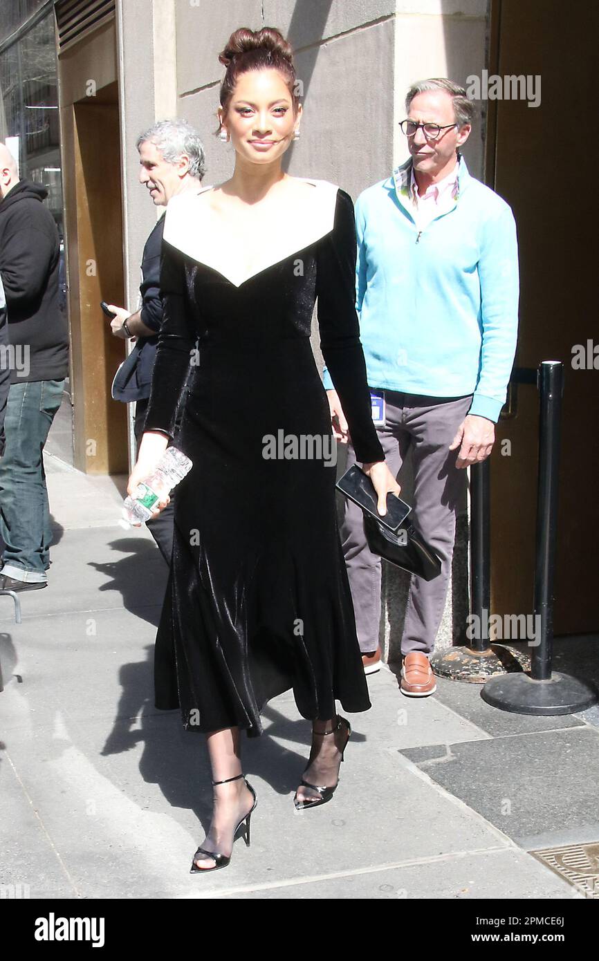 New York, NY, USA. 12th Apr, 2023. Julia Mayorga seen at NBC's Today ...