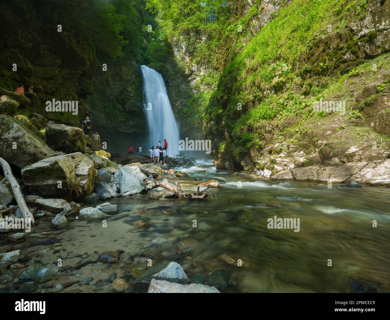 Senkoy village, Camlihemsin, Rize, Turkey. 3 July 2021 Famous Palovit ...