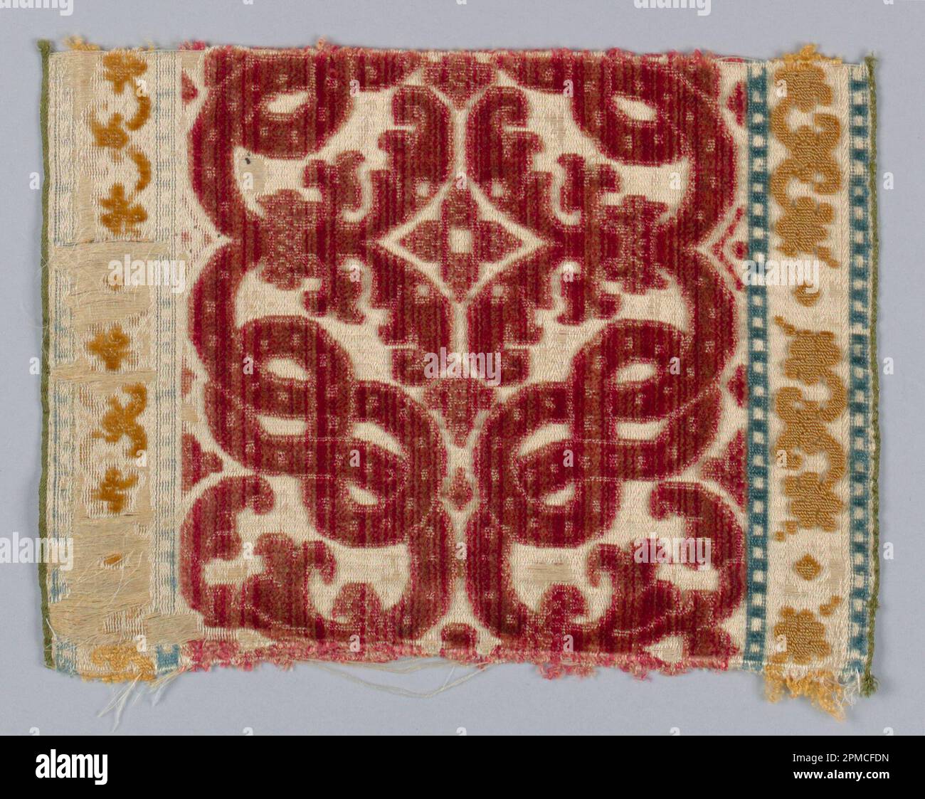 Fragment; silk; Bequest of Richard Cranch Greenleaf in memory of his ...