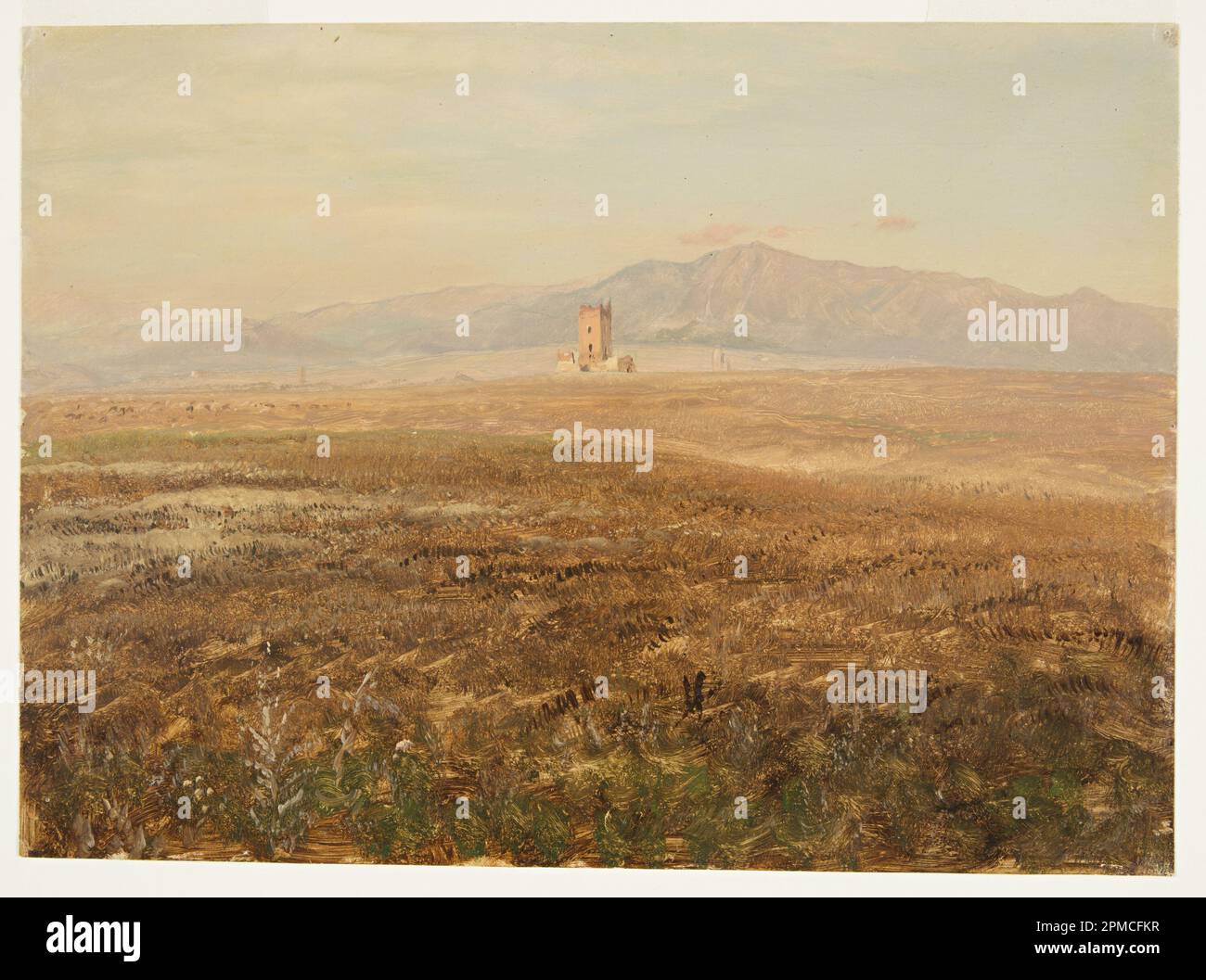 Drawing, Mexican landscape; Frederic Edwin Church (American, 1826–1900 ...