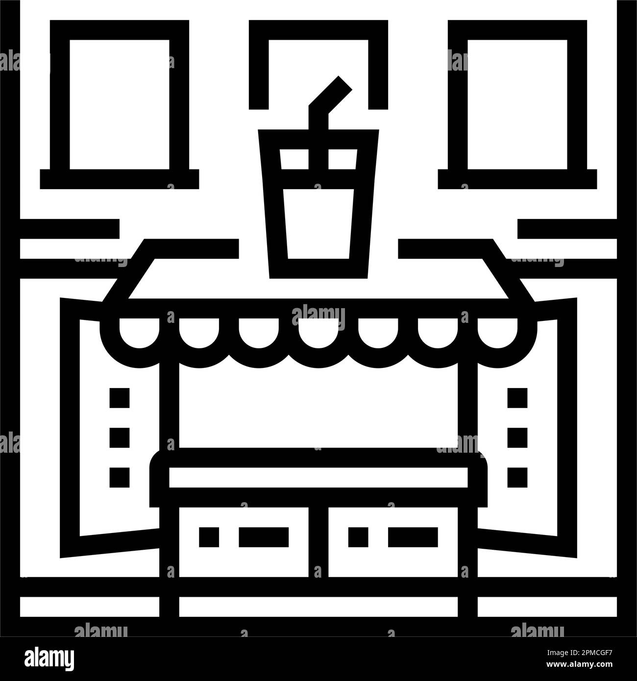 Exterior takeaway Stock Vector Images - Alamy