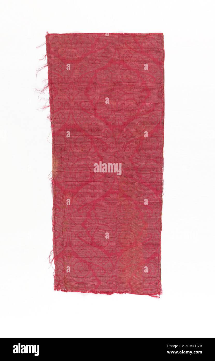 Textile (Italy); silk and metallic thread Stock Photo - Alamy