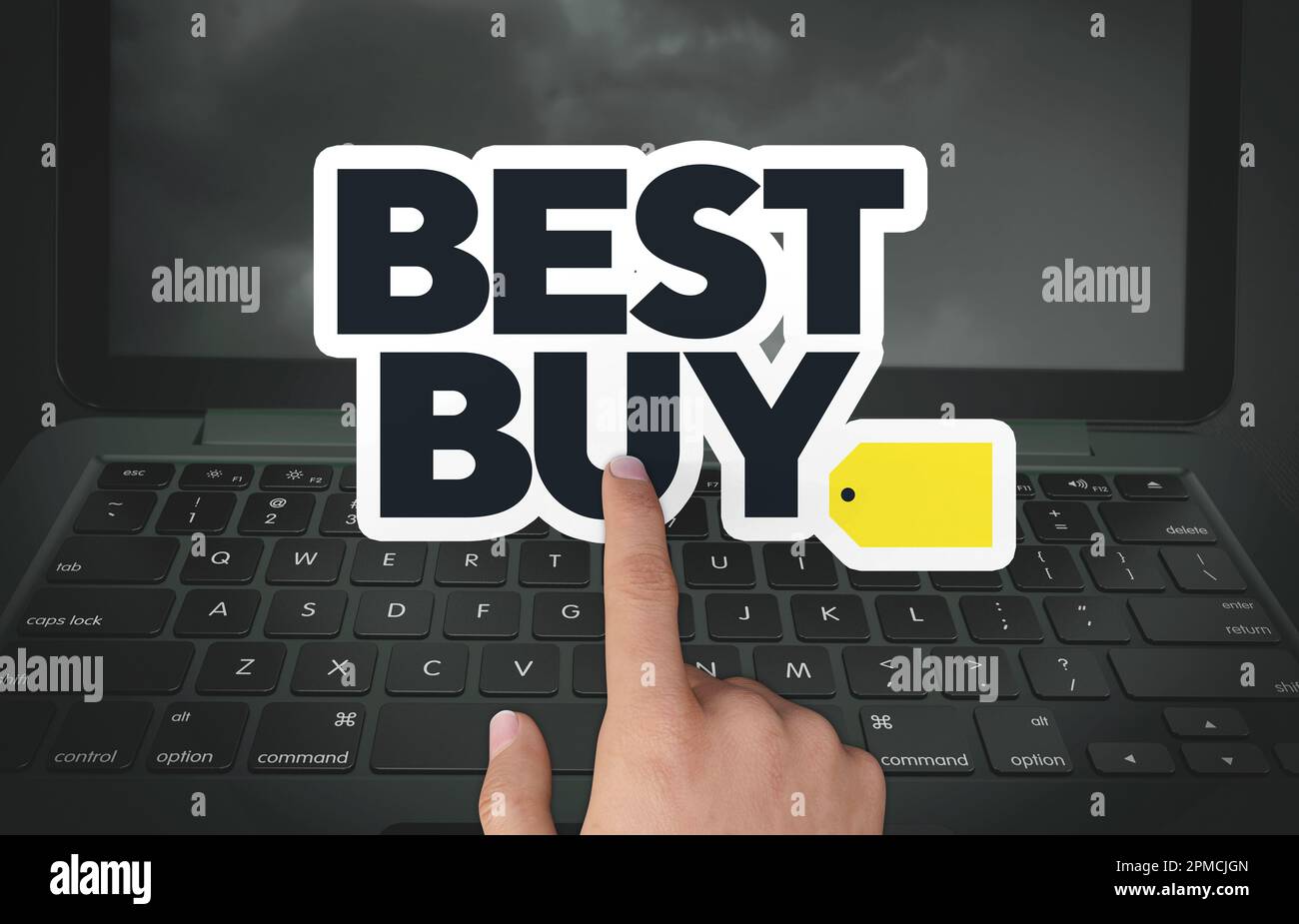 media, logo design for use on social media and news sites Stock Photo ...