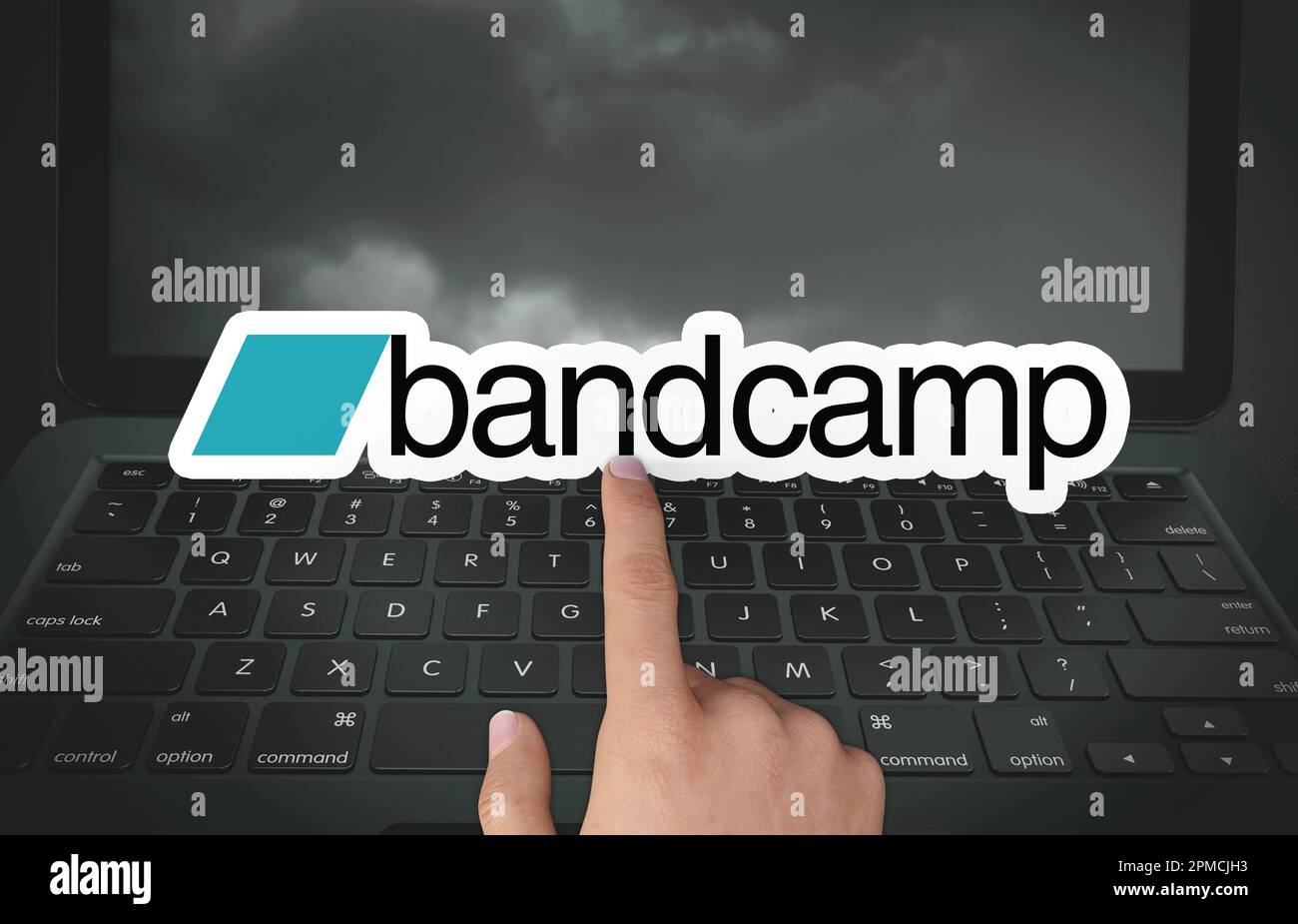media, logo design for use on social media and news sites Stock Photo ...