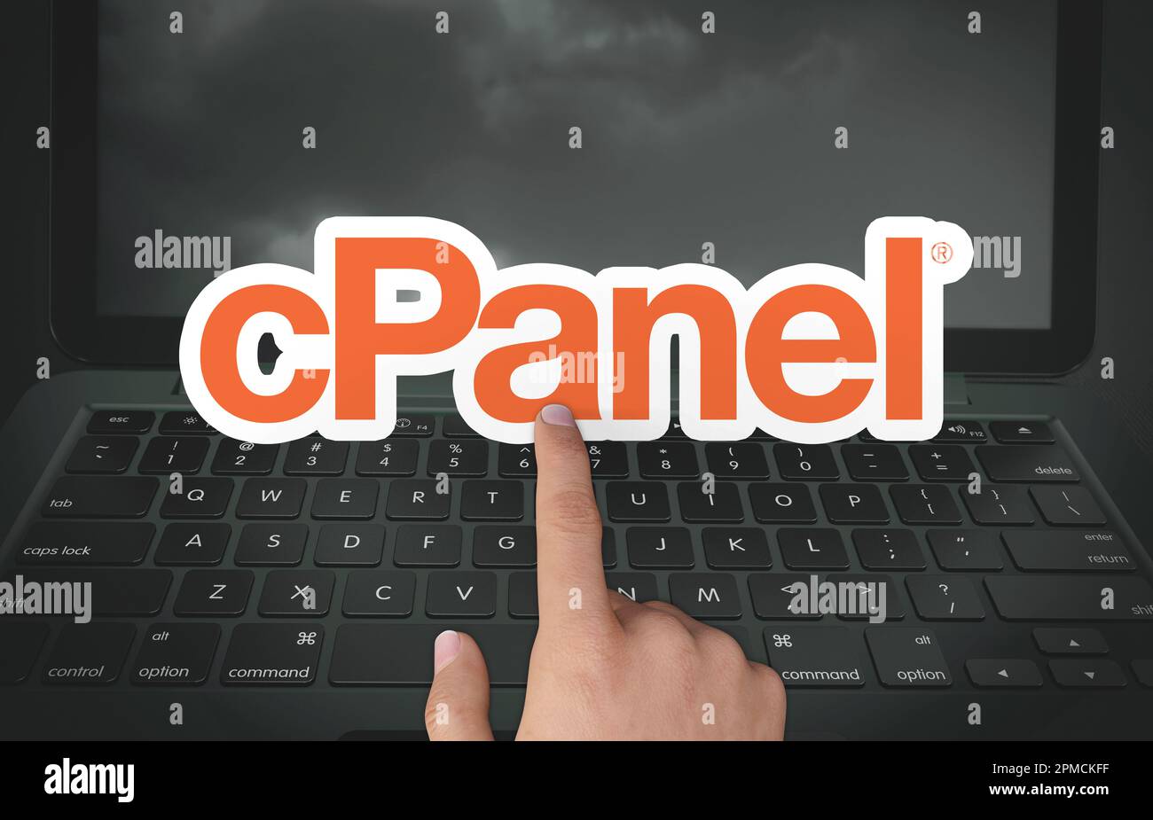 media, logo design for use on social media and news sites Stock Photo ...