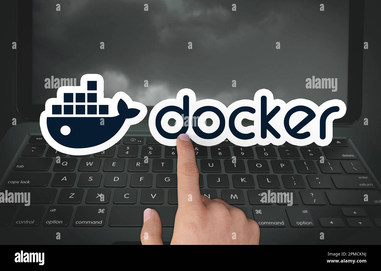 media, logo design for use on social media and news sites Stock Photo ...