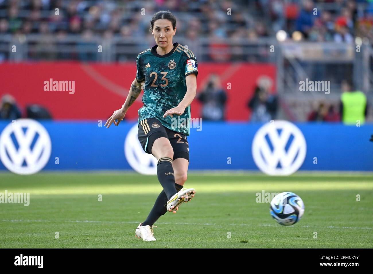 Nuernberg. 11th Apr, 2023. Sara DOORSOUN (GER), action, single action ...