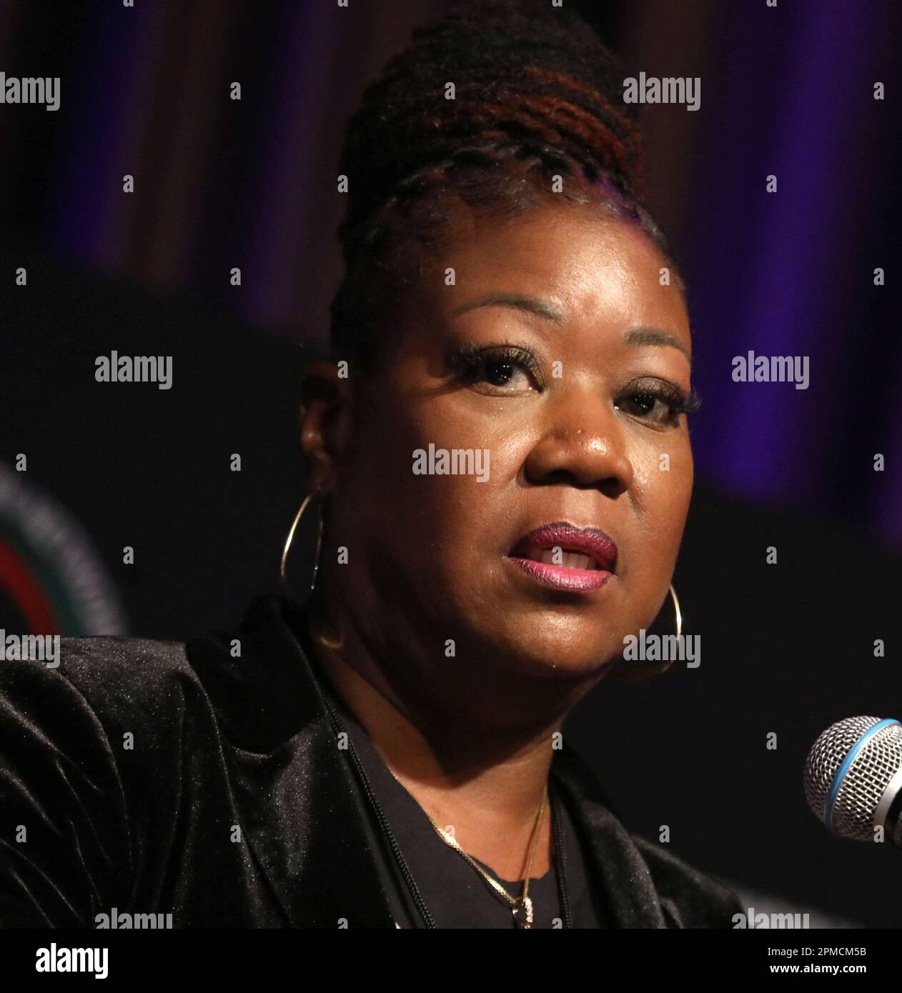 April 12, 2023, New York City, New York, USA: SYBRINA FULTON, Mother of ...