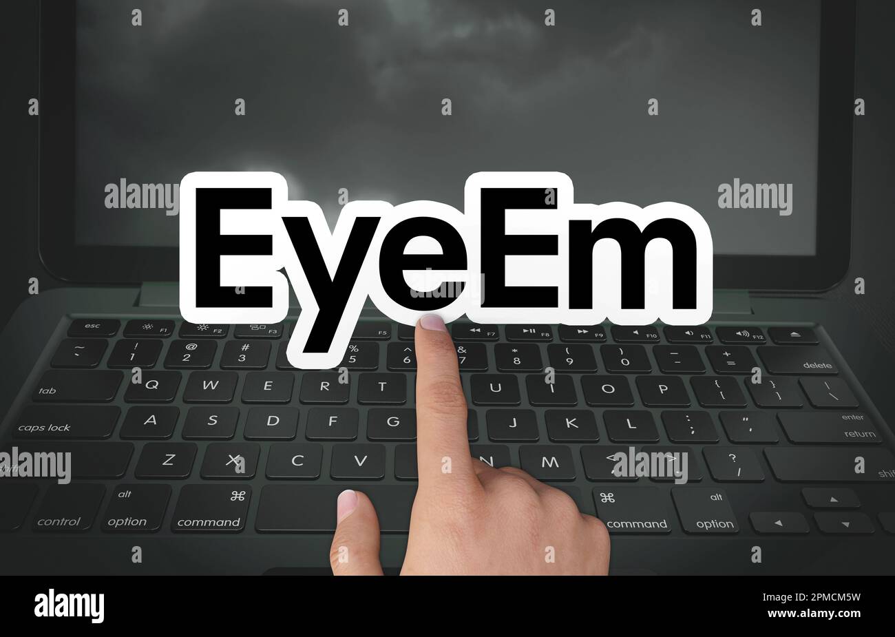 media, logo design for use on social media and news sites Stock Photo ...