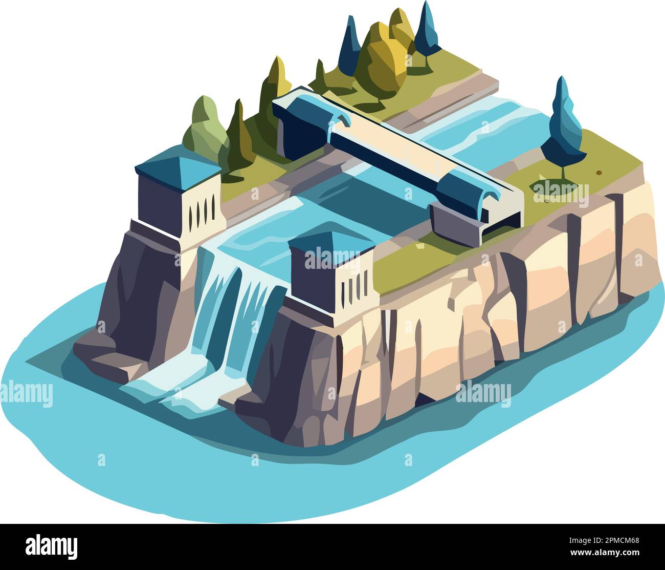 water dam architecture icon Stock Vector Image & Art - Alamy