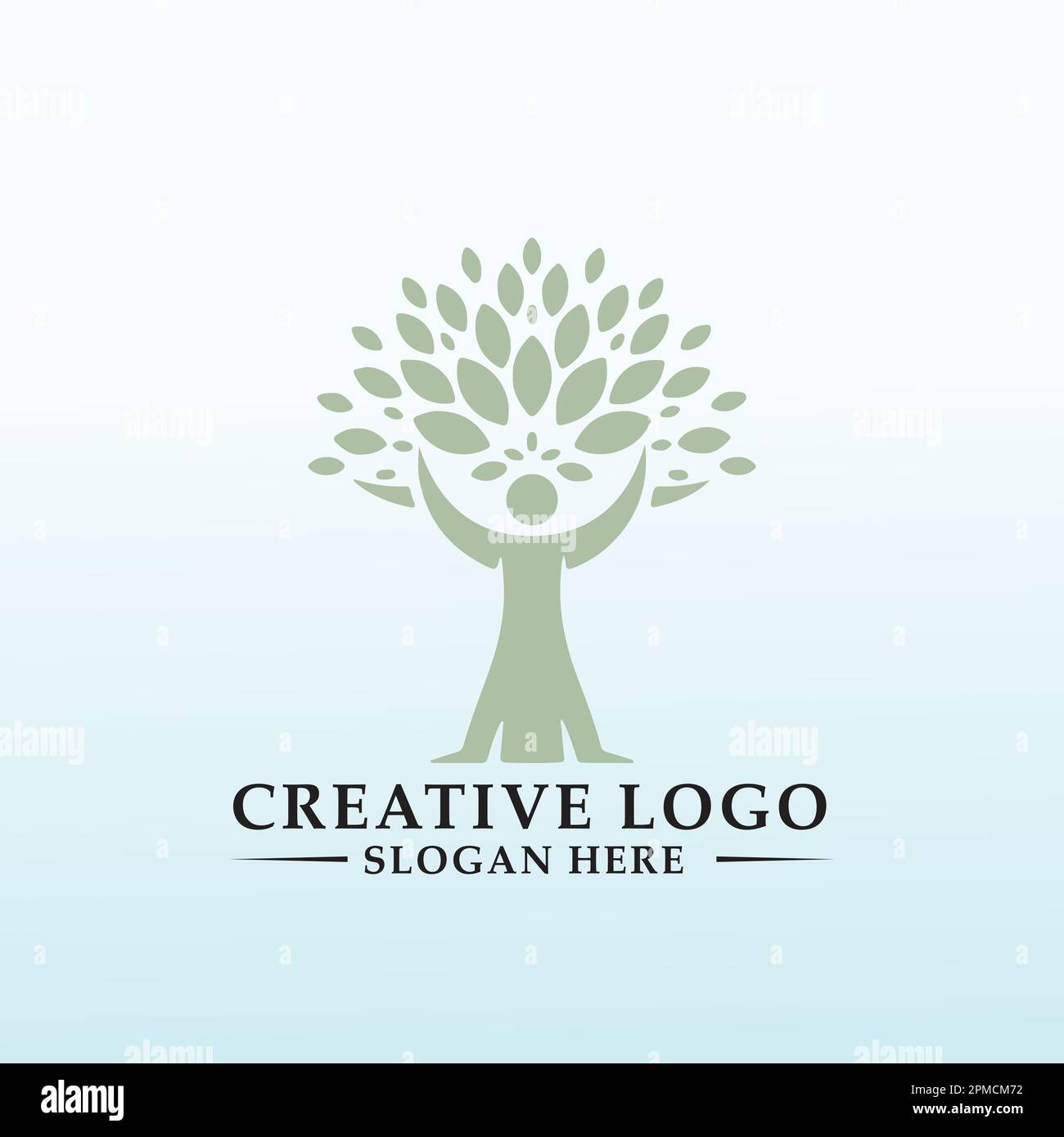 CBD brand Tree of Paradise logo design Stock Vector Image & Art - Alamy