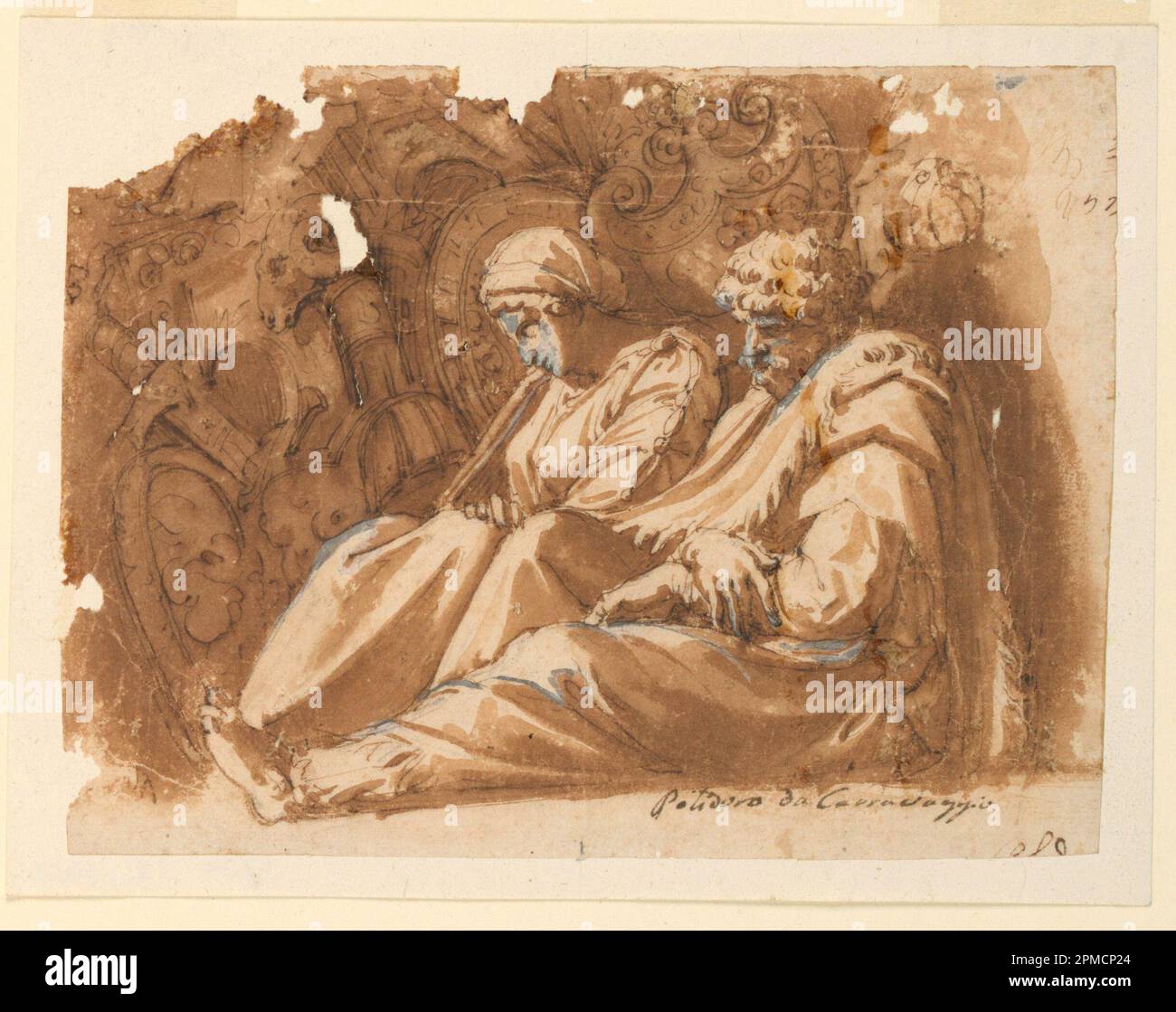 Caravaggio Figure Drawings
