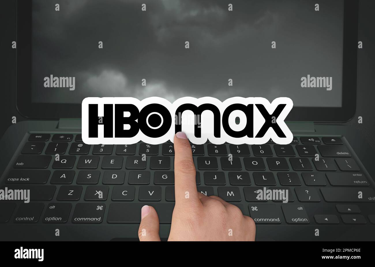 media, logo design for use on social media and news sites Stock Photo ...