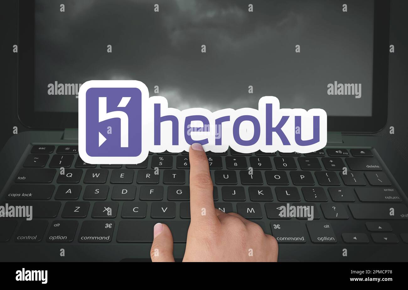 media, logo design for use on social media and news sites Stock Photo ...