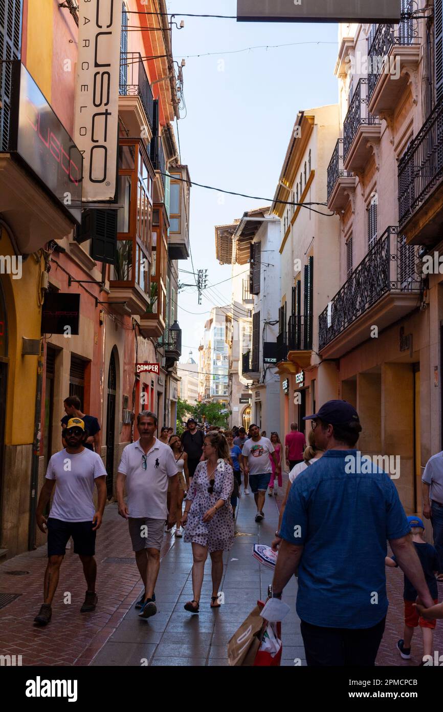 Palma, Mallorca, Balearic Islands, Spain. July 21, 2022 - San Miguel ...
