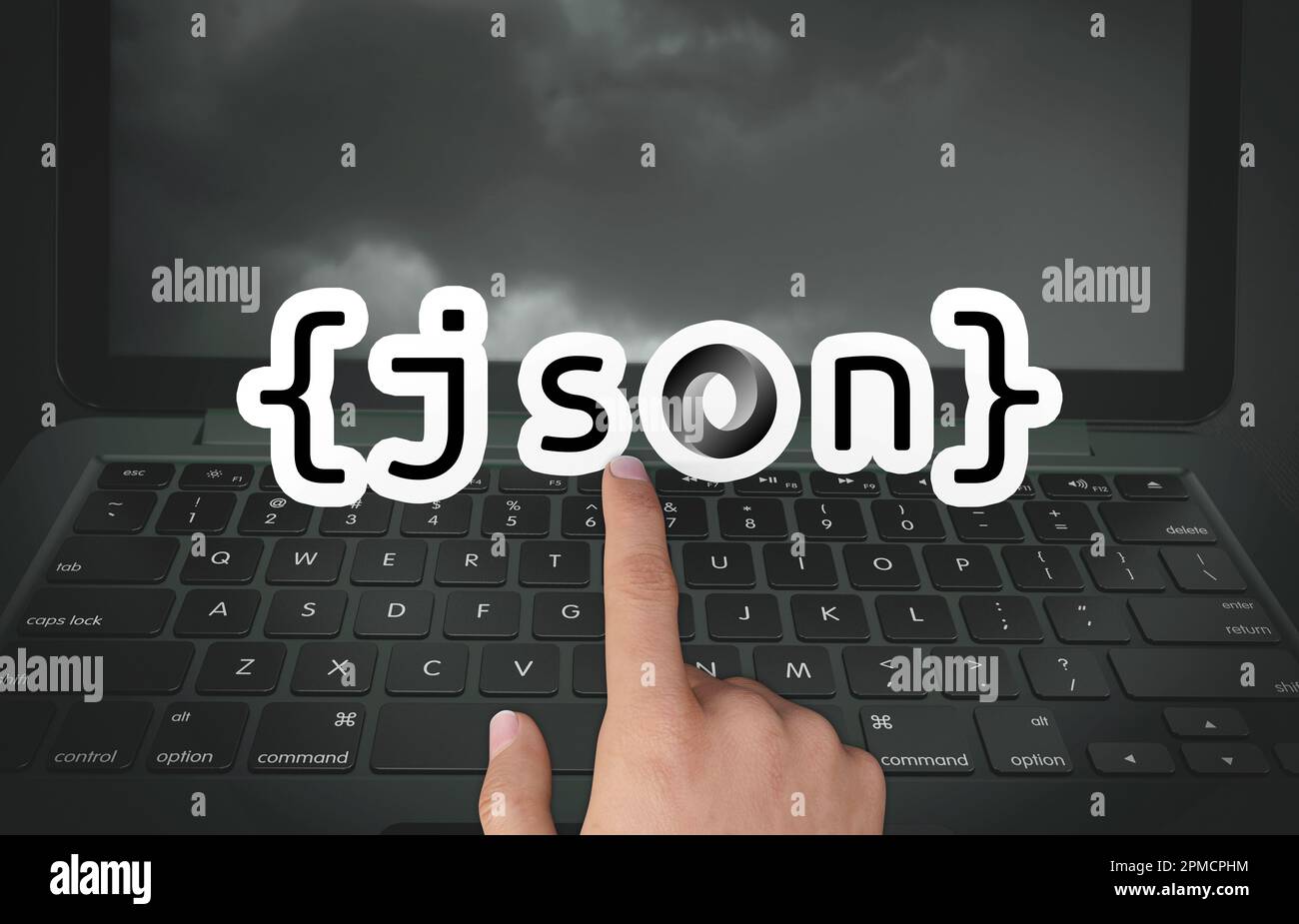 media, logo design for use on social media and news sites Stock Photo ...