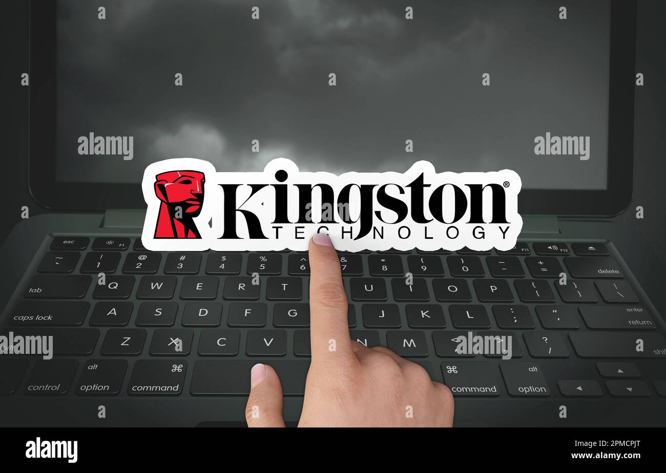 media, logo design for use on social media and news sites Stock Photo ...