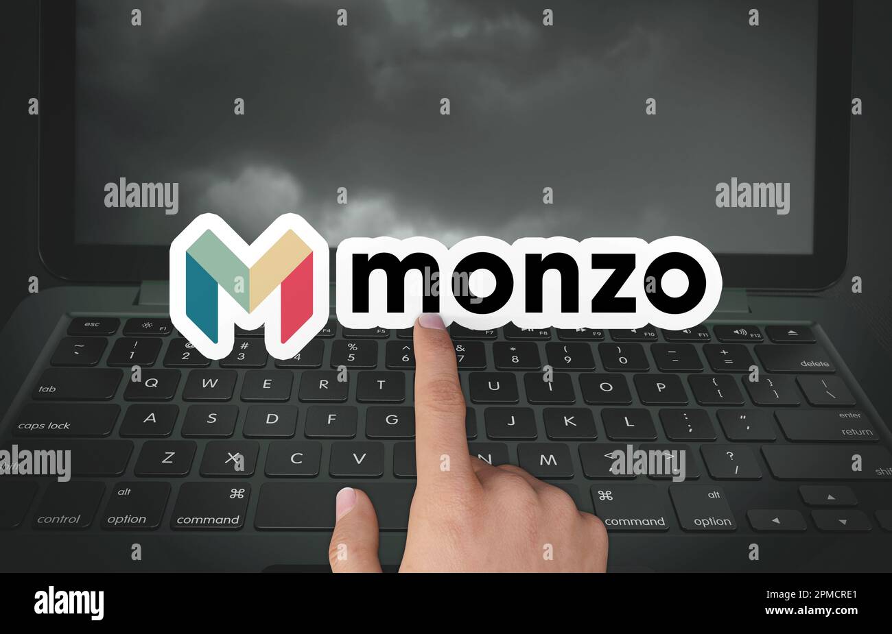 media, logo design for use on social media and news sites Stock Photo ...